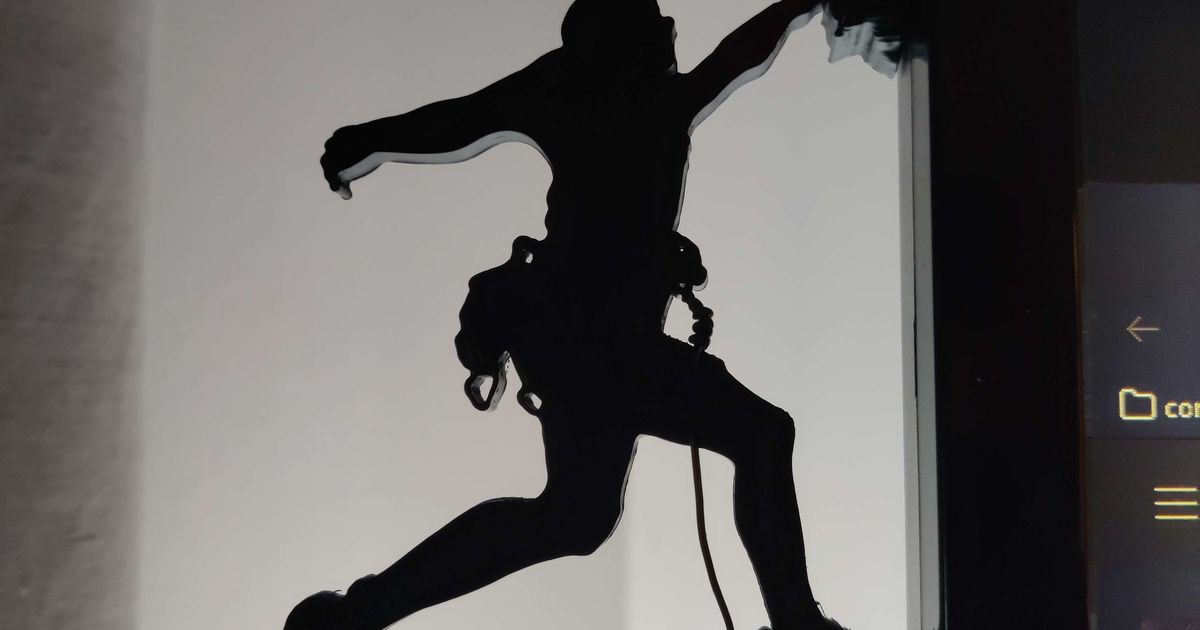 The climber for monitor by average_person | Download free STL model ...