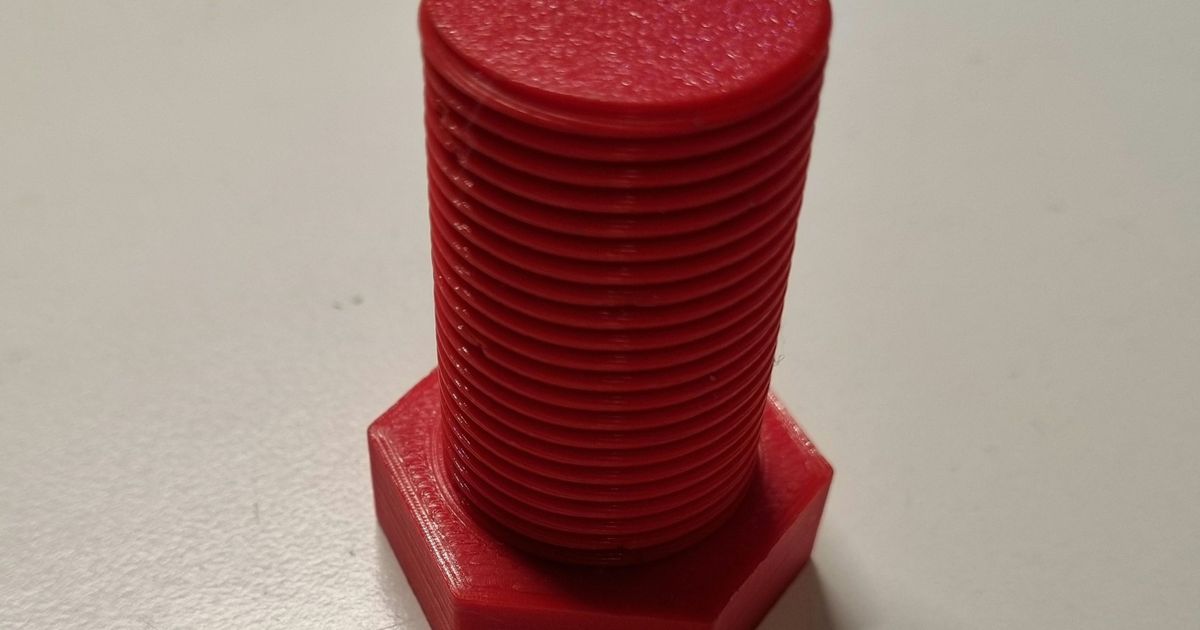 Bolt shaped storage container by CrashVion | Download free STL model ...