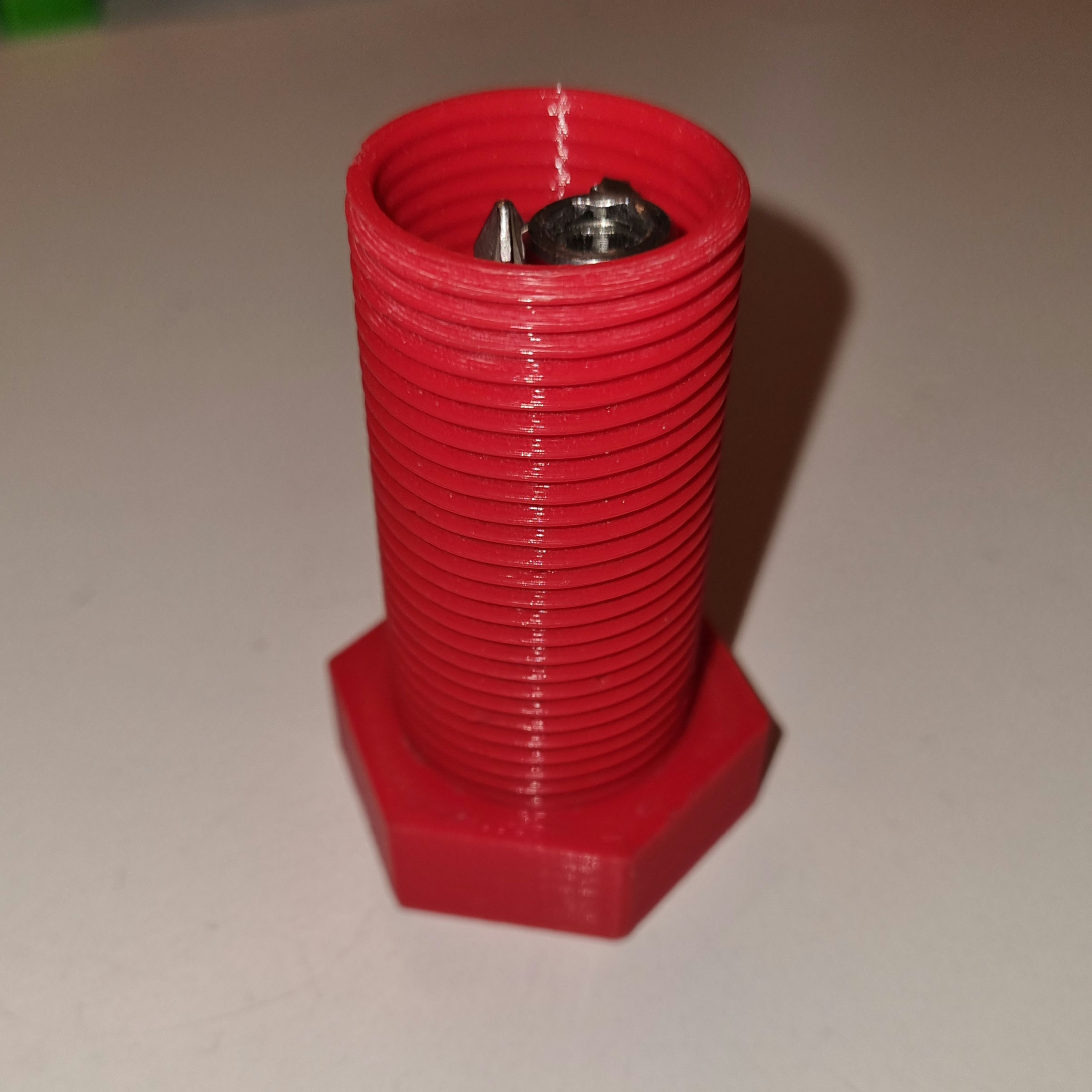 Bolt shaped storage container by CrashVion | Download free STL model ...