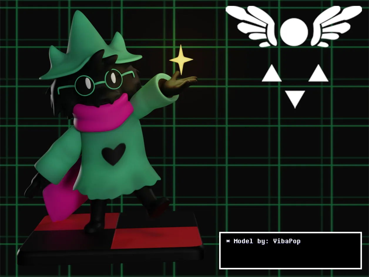 Ralsei Deltarune Chapter 1 by OscarTbatt | Download free STL model ...