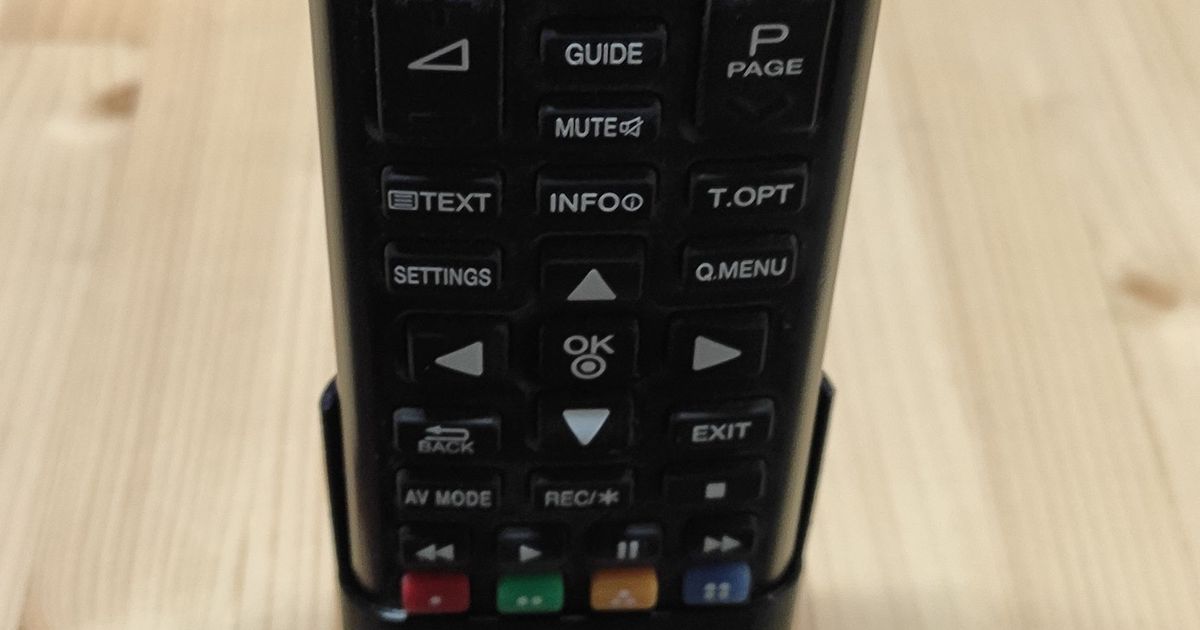 LG Remote Holder by Buildsta | Download free STL model | Printables.com