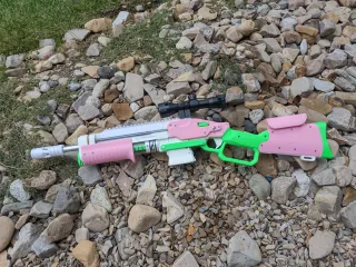 SLAB - Silly's Lever Action Blaster (Nerf Homemade) by Sillybutts | Download free STL model ...