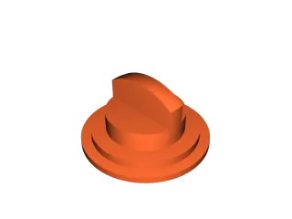 Gas Can Cap Insert by Flattestcap | Download free STL model ...