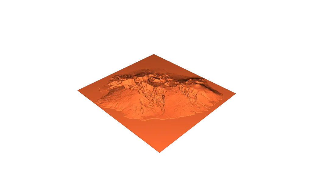 La Reunion island by Googliola | Download free STL model | Printables.com