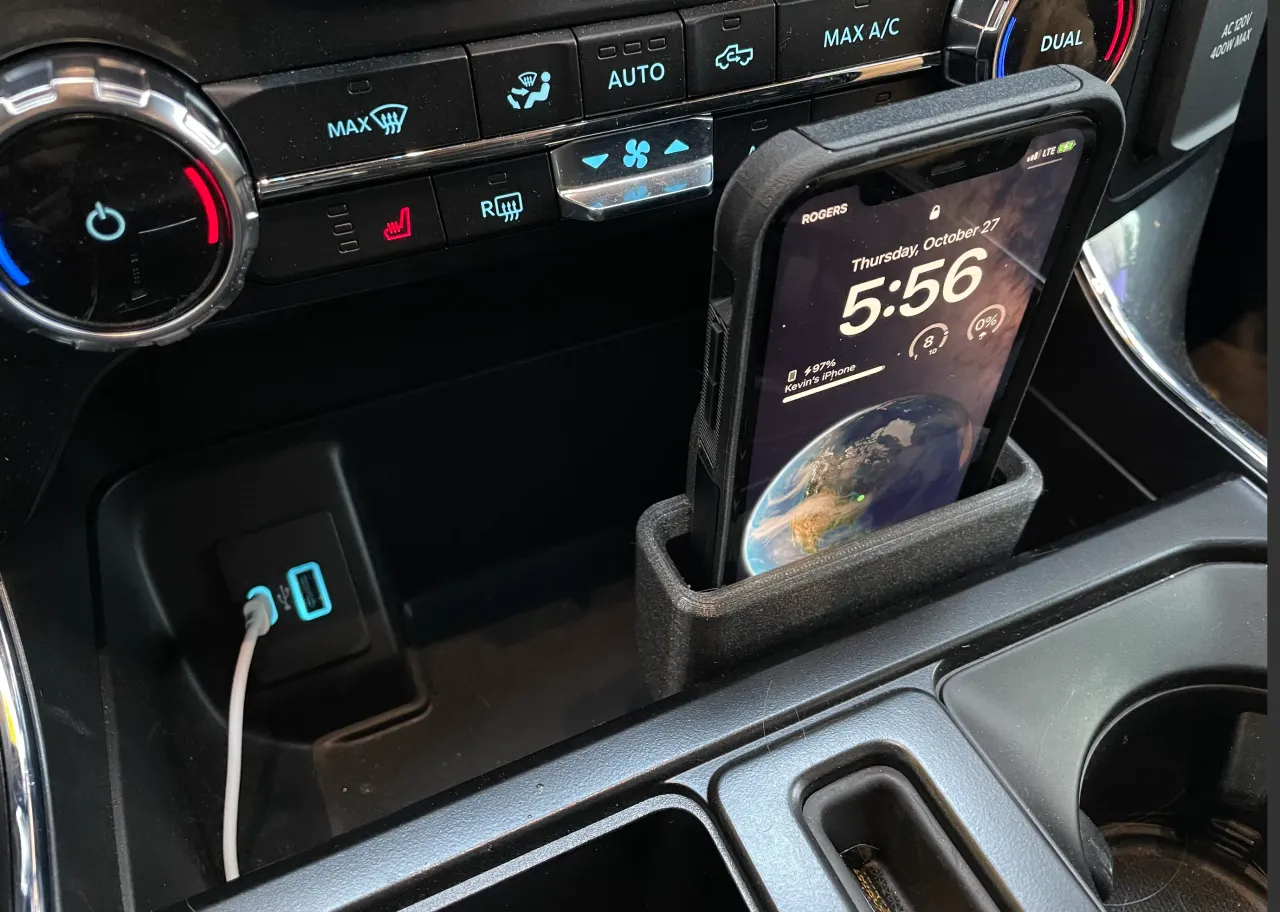 2021+ Ford F150 Wireless Charger by Pucky | Download free STL model ...