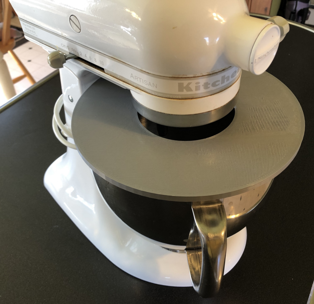 Removable Lid for 5-quart KitchenAid Mixer by MST8K | Download free STL ...