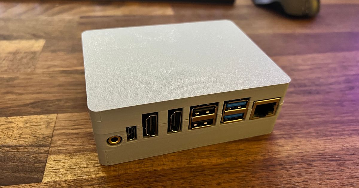 Radxa Rock 5 Model B (ROCK 5B) Snap-Fit Enclosure by Jacy | Download ...