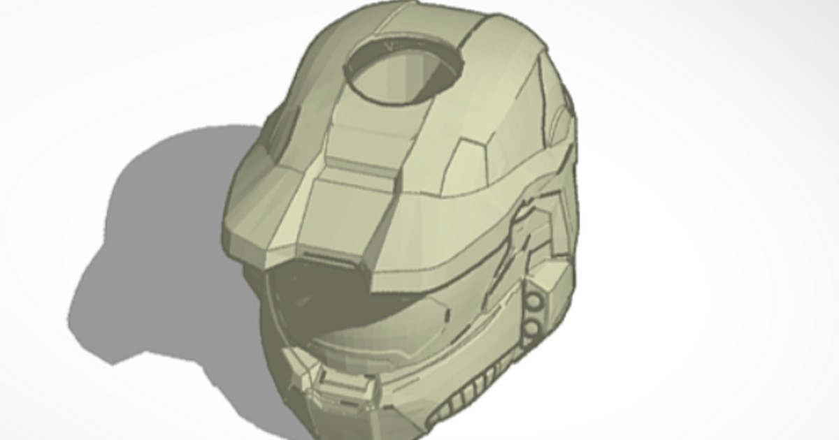 Master Chief Helmet bead or straw topper by jbrooks19 | Download free ...