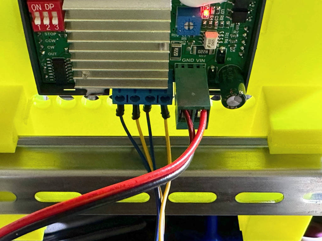 Din rail mount for a Stepper Motor Driver and Controller module by ...