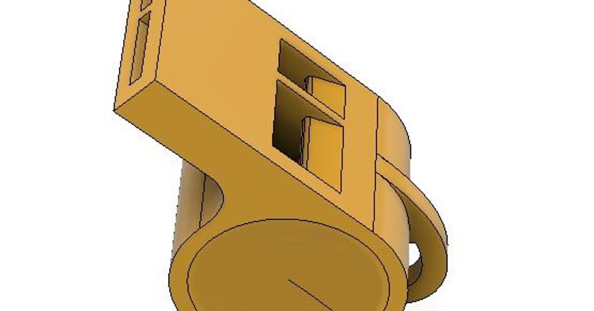 Dual tone Whistle by steve5092 | Download free STL model | Printables.com