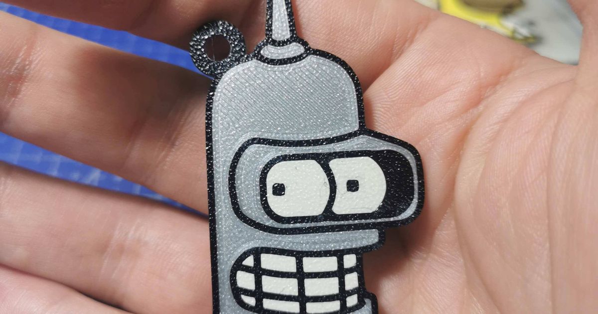Bender Face Color Keychain - Poor Man's MMU's by ncsandor | Download ...