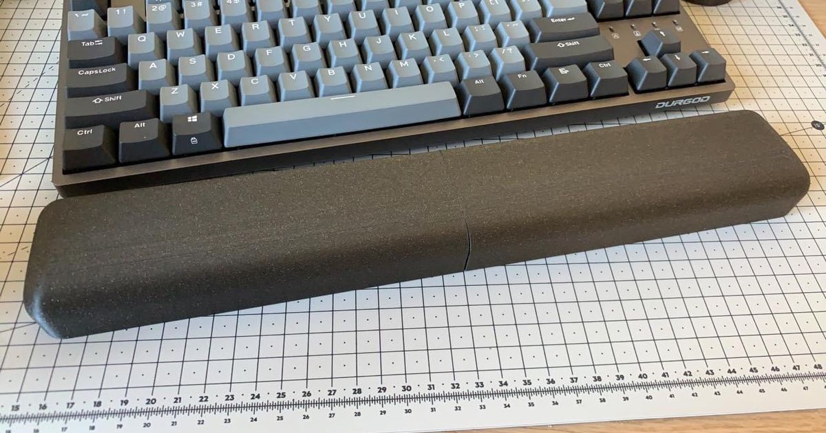 Wrist rest by Paul | Download free STL model | Printables.com