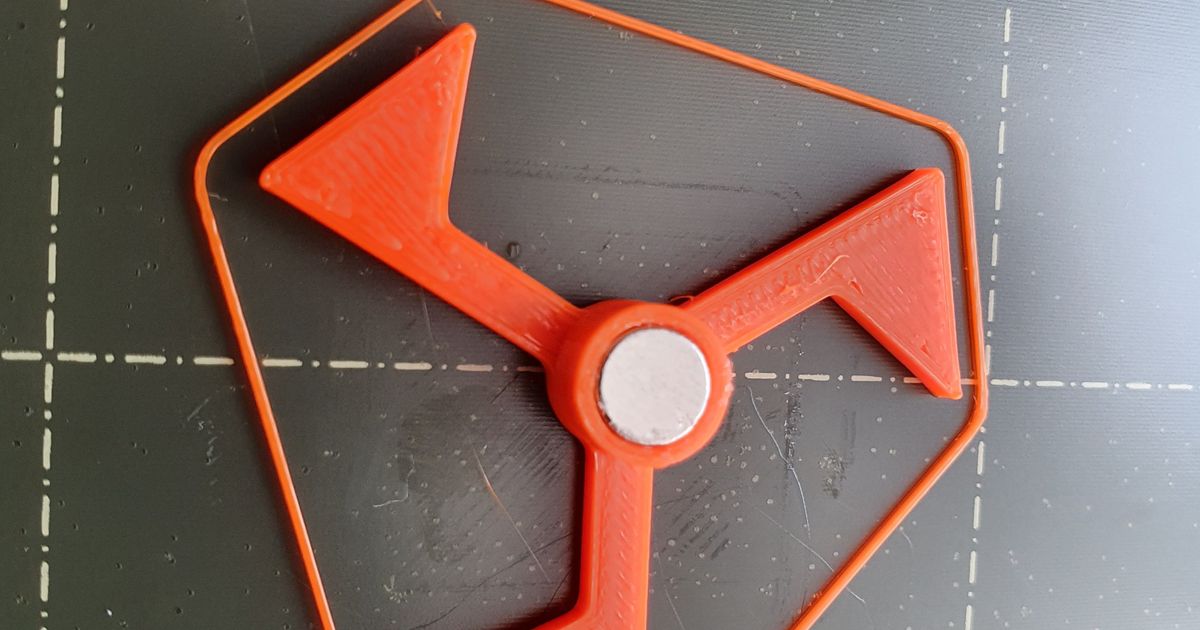 Triangle Extruder vizualizer rotation remix for 3x6mm magnets by morf ...