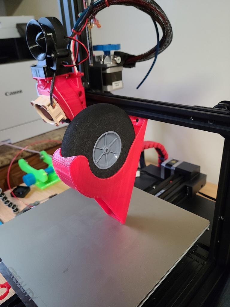RC Plane Wall Mount for 110mm Wheels by WillL84 | Download free STL ...
