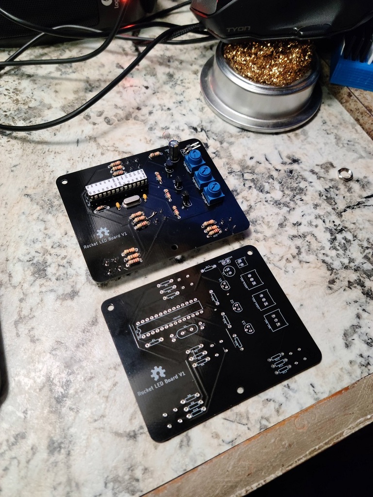 LED Base for GCrate Spiral Vase Rocket by WillL84 | Download free STL ...