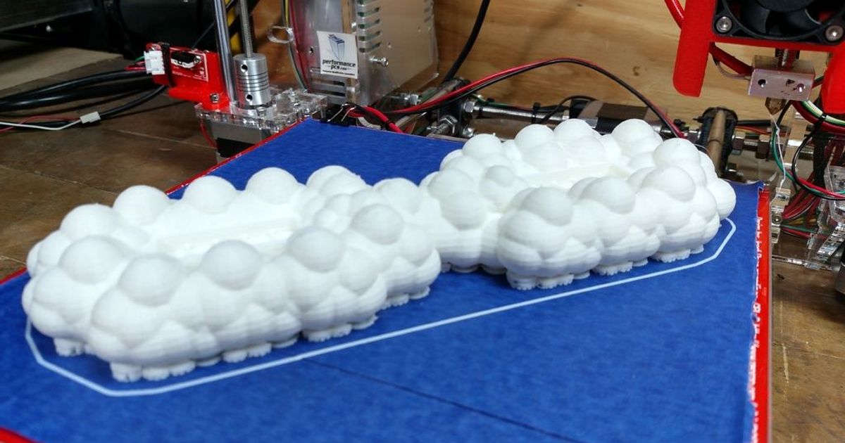 Cloud base for the 6-piece rainbow by WillL84 | Download free STL model ...