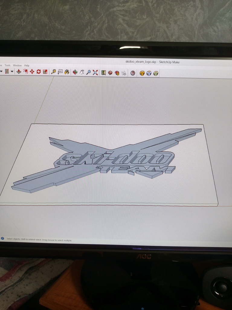 Ski-Doo X-Team logo by WillL84 | Download free STL model | Printables.com