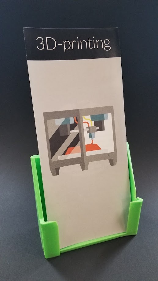 Wall-Mount Trifold Flyer Pamphlet Holder by qcmakerspace | Download ...