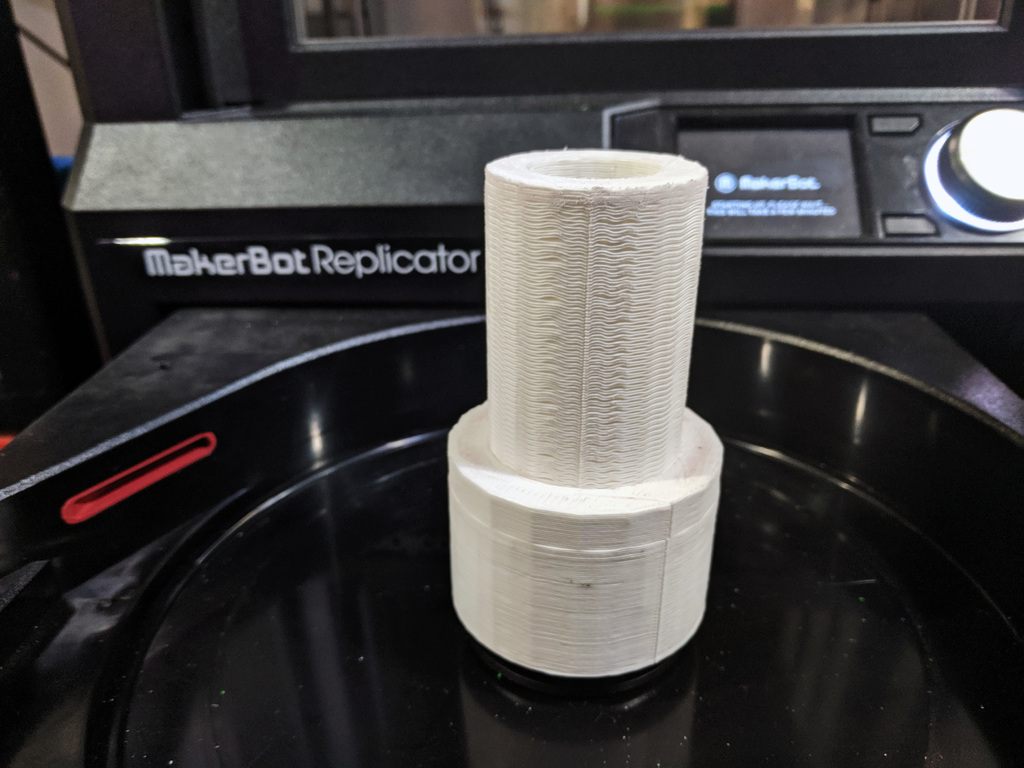 Z18 filament spool adapter by qcmakerspace | Download free STL model ...