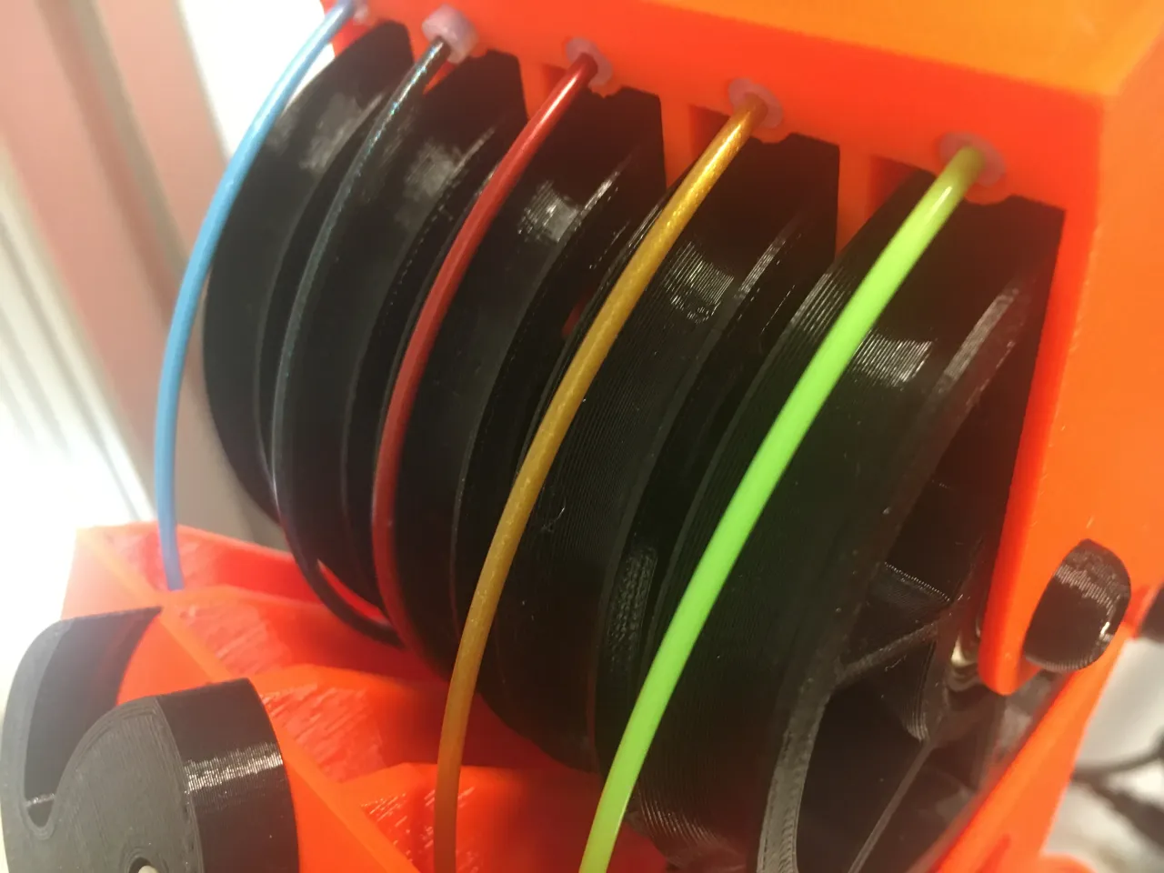 Improved Spool Wheel (print without support) for RMU inspired MMU2S Buffer by CMR | Download ...