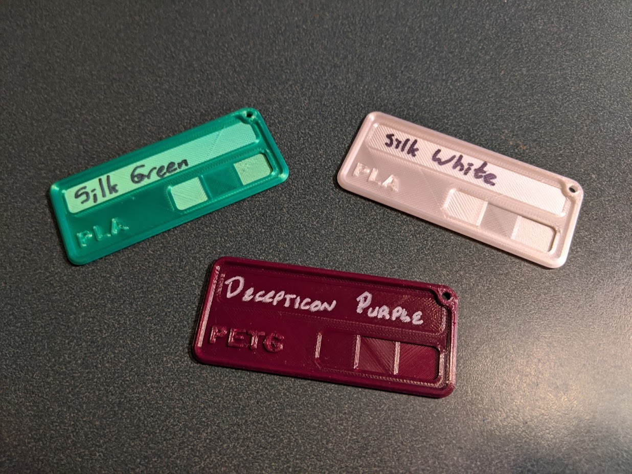 Filament sample cards for box (remixed) by pmichaud | Download free STL ...