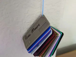 Filament sample cards for box (remixed) by pmichaud | Download free STL ...