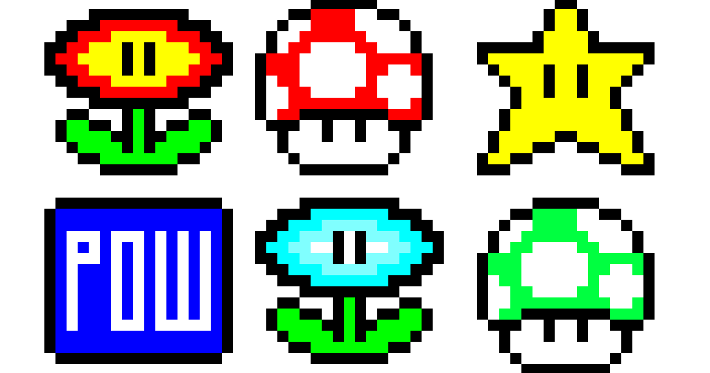 Mario Power Up's Keychains by Juan Barrera | Download free STL model ...