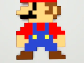 8 bit mario jpeg