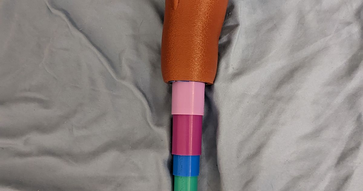 Ferret Collapsing Staff with replaceable core by deinfinityx | Download ...