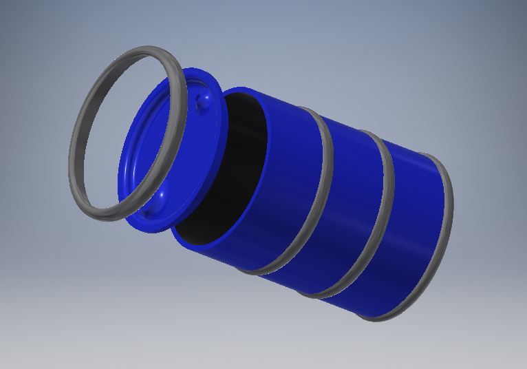 Scale Barrel 200l 1:10 by TH3 V1T0 | Download free STL model ...