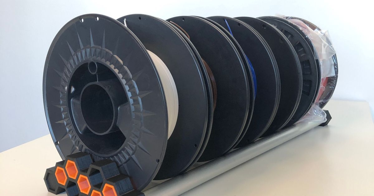 Filament Spool Storage Stand by mirabatek | Download free STL model ...