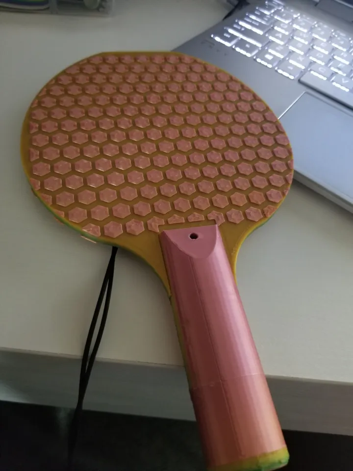 Ping pong paddle split by Bisonbergian | Download free STL model ...