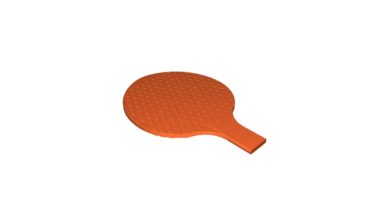Ping pong paddle split by Bisonbergian | Download free STL model ...