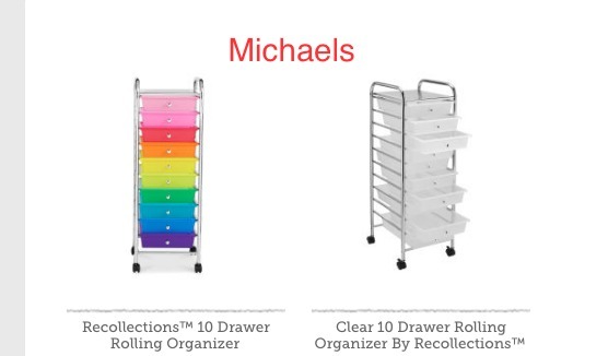 10 Drawer Cart - 1/8 & 1/4 Drawer Trays by NerdMomma | Download free ...