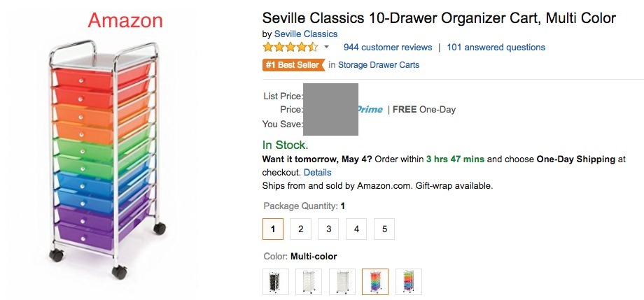 10 Drawer Cart - 1/8 & 1/4 Drawer Trays by NerdMomma | Download free ...