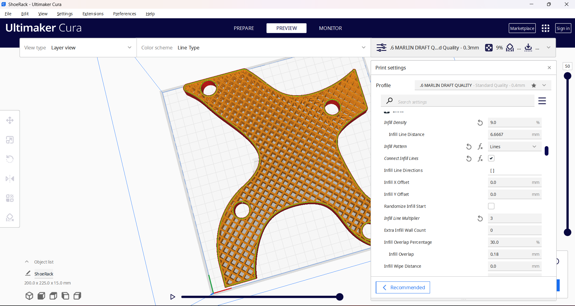 Shoe Rack with Dowel Rods by thejkrules | Download free STL model ...
