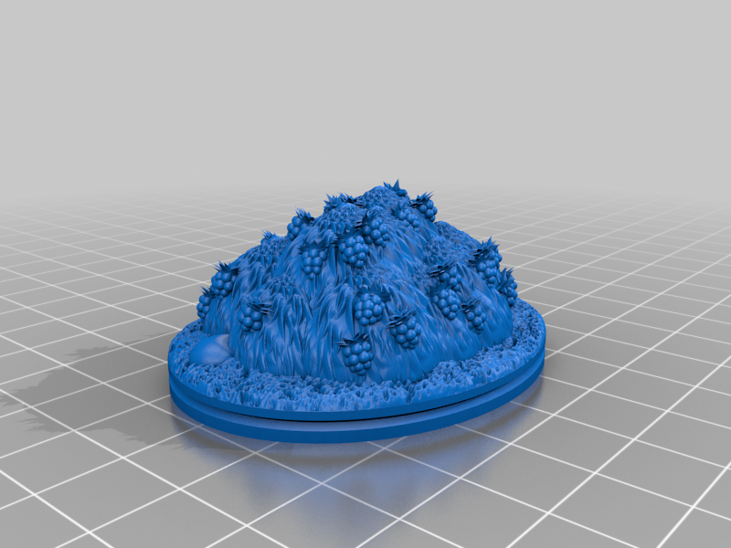 Blackberry/ Raspberry Bush by Knightfall Studios | Download free STL ...