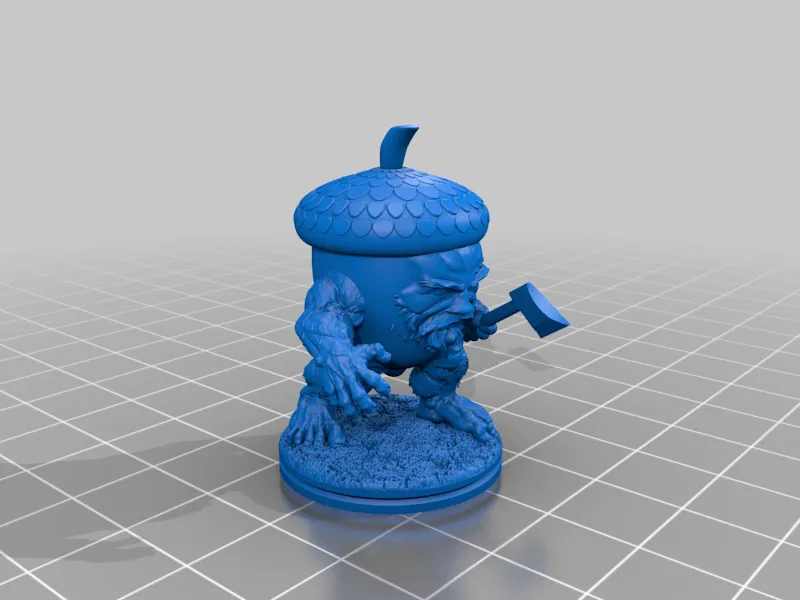 Acorn Warrior by Knightfall Studios | Download free STL model ...