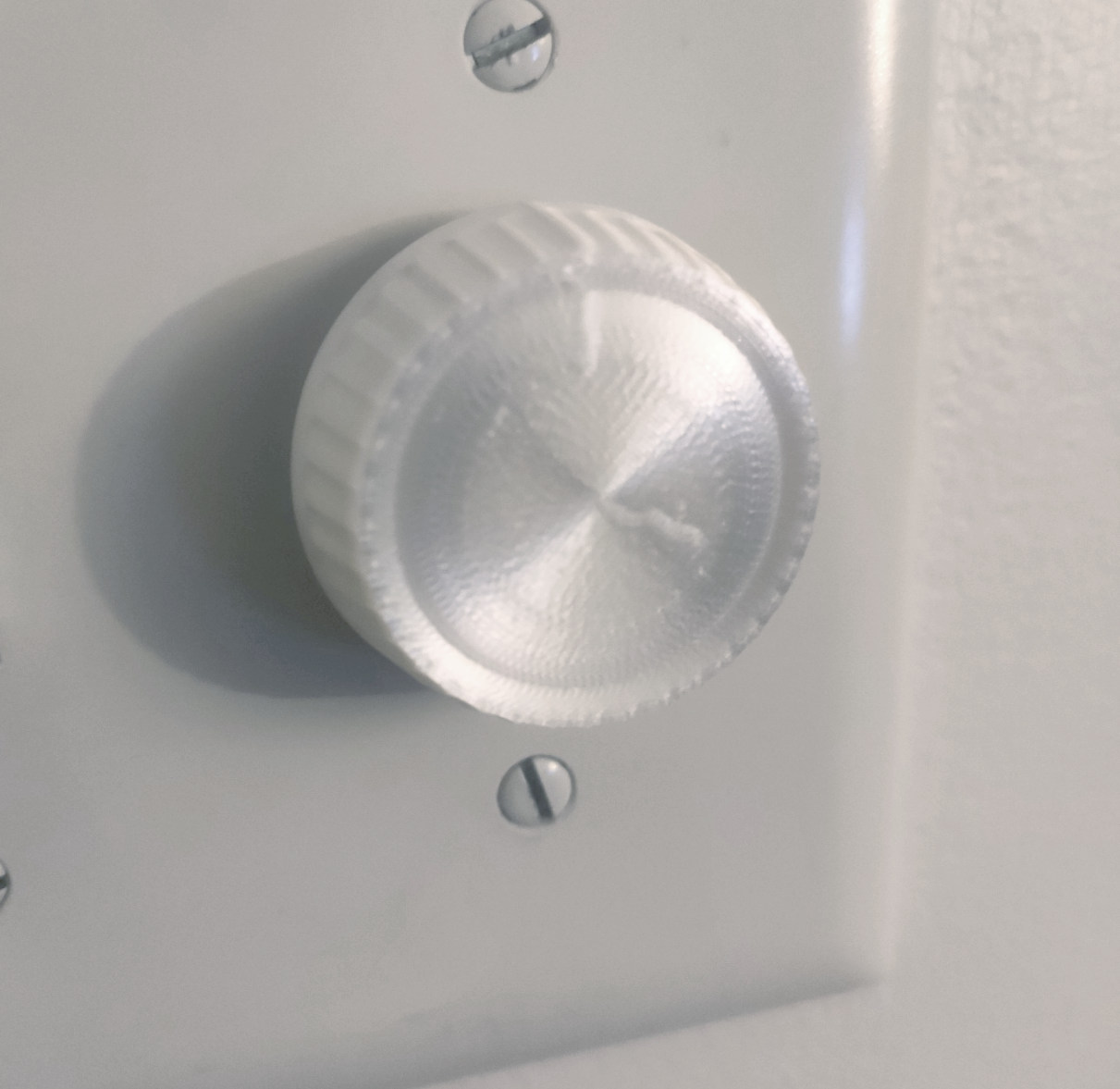 Rotary Dimmer Knob with Ridges by unipear | Download free STL model ...