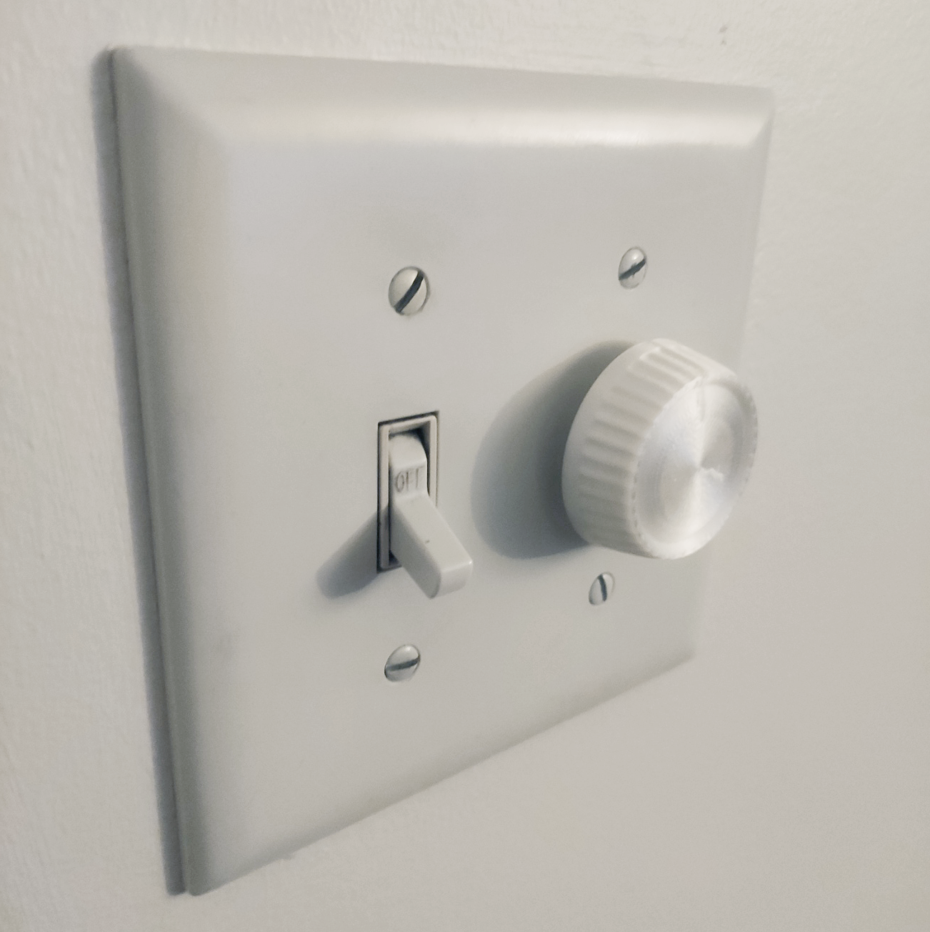 Rotary Dimmer Knob with Ridges by unipear | Download free STL model ...
