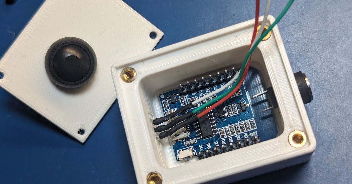 D1 Mini Enclosure for WLED Controller by WillMakesTV | Download free ...