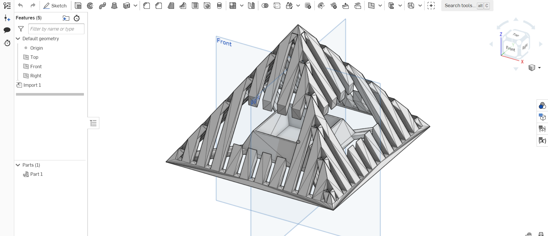 Cyber pyramid remote stand by reavon | Download free STL model ...