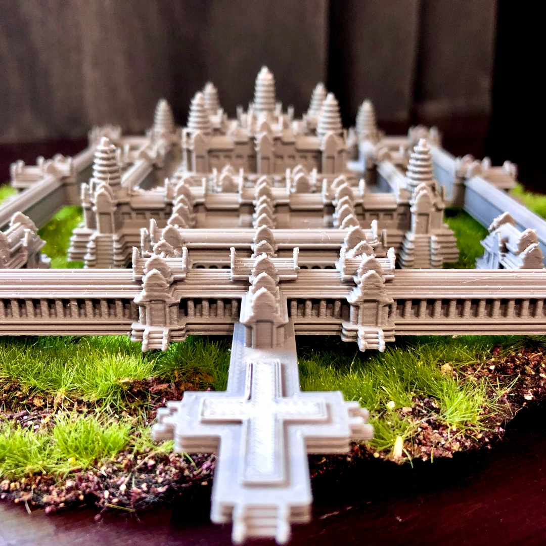 Angkor Wat - Cambodia by MiniWorld3D | Download free STL model ...