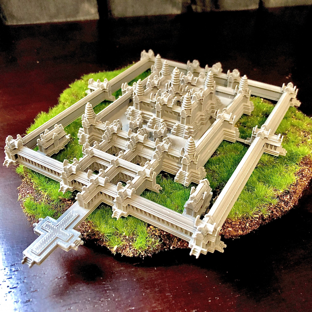 Angkor Wat - Cambodia by MiniWorld3D | Download free STL model ...
