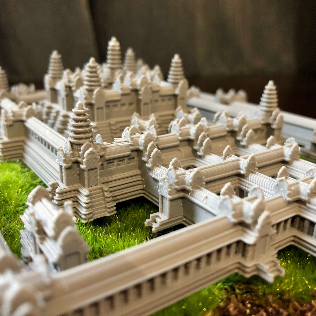 Angkor Wat - Cambodia by MiniWorld3D | Download free STL model ...