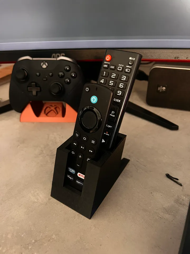 FireTV Remote Table Stand + LG Remote by MrBlue | Download free STL ...