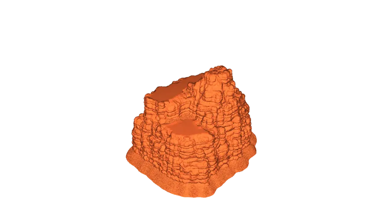 Stratified rocks by Terrain4Print | Download free STL model ...