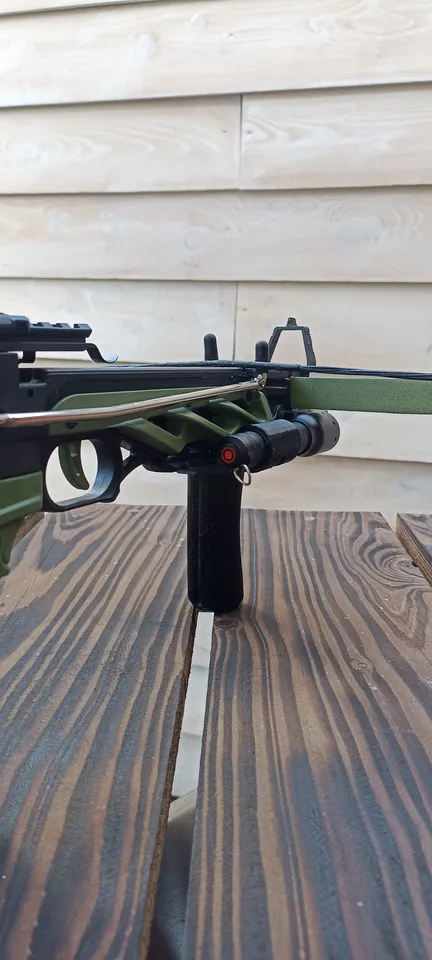 Picatinny Flashlight/Laser mount with foregrip for Pistol Crossbow by ...
