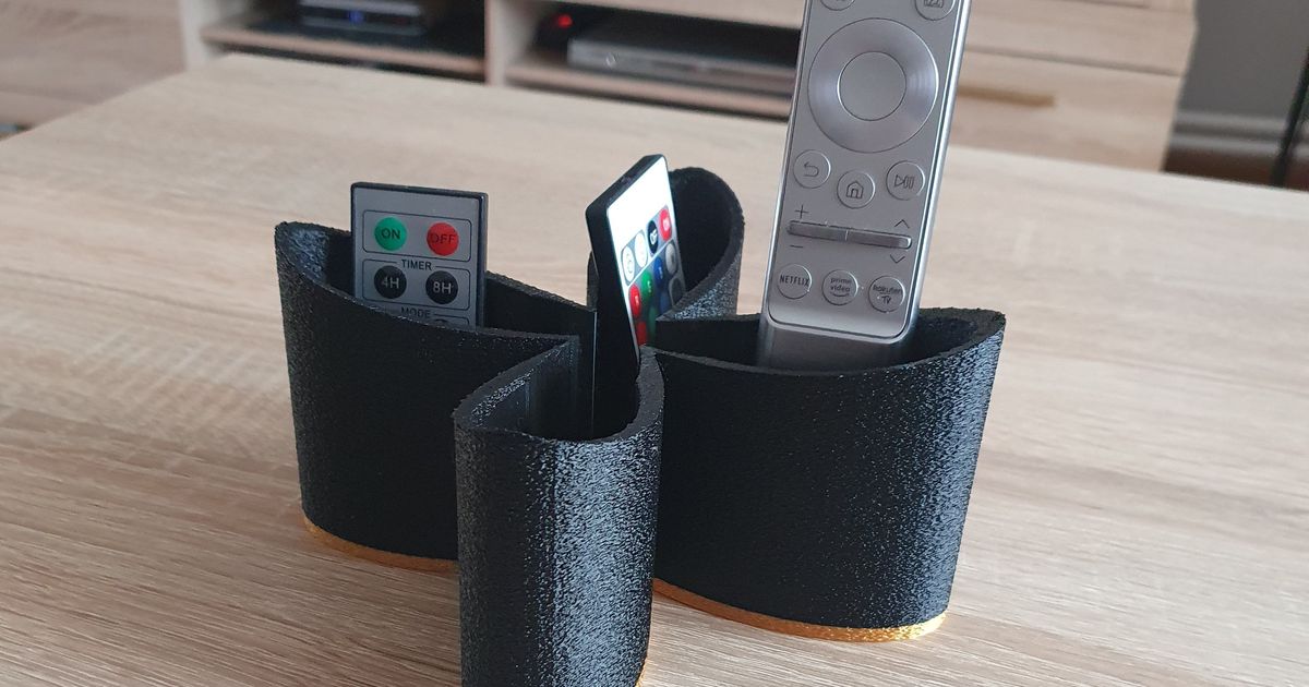Elegant Remote Holder by MartinCrow | Download free STL model ...