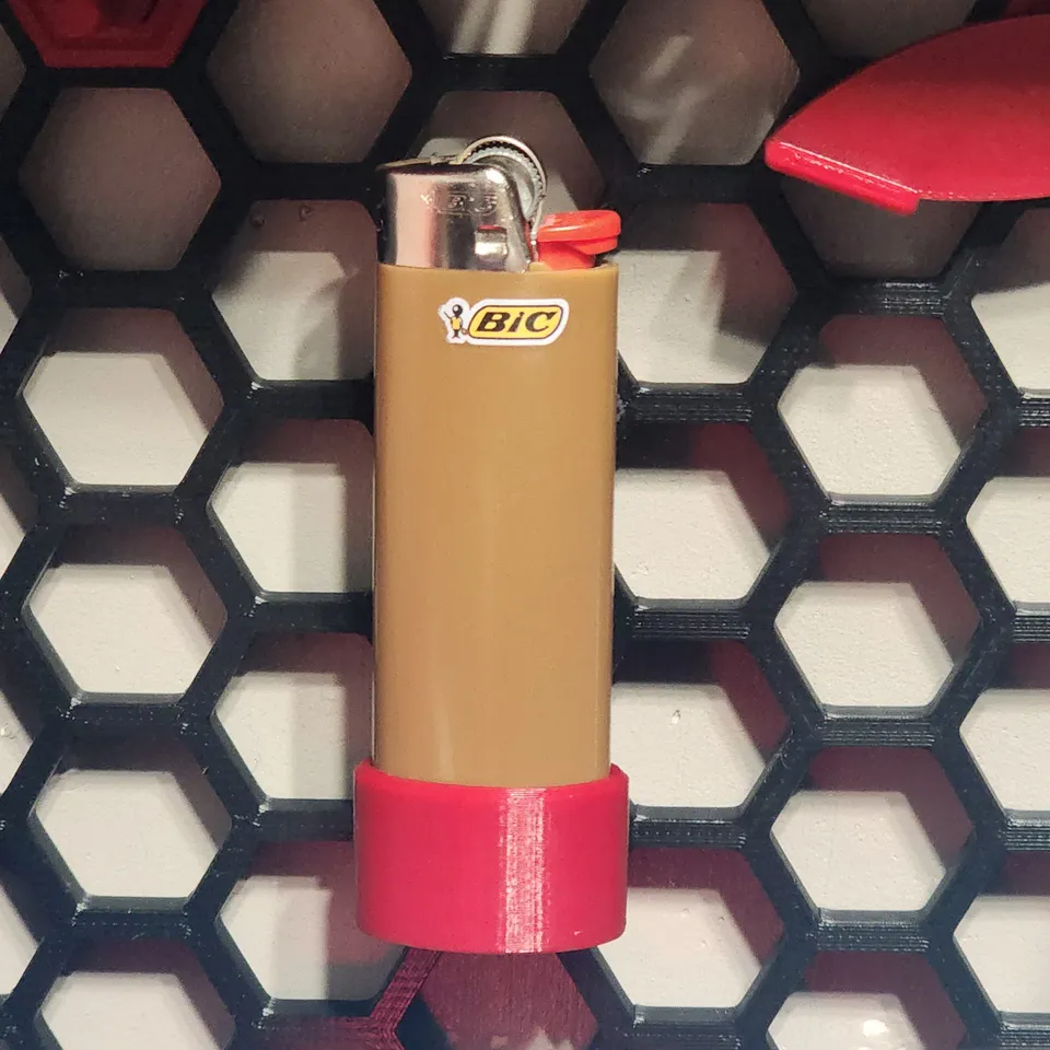 Honeycomb storage wall BIC lighter holder. by Leber Knurd | Download ...